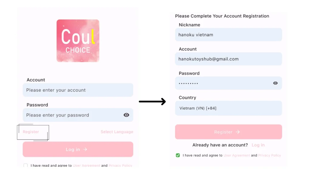 Hướng dẫn tải app Coul Choice và kết nối không giới hạn khoảng cách ...